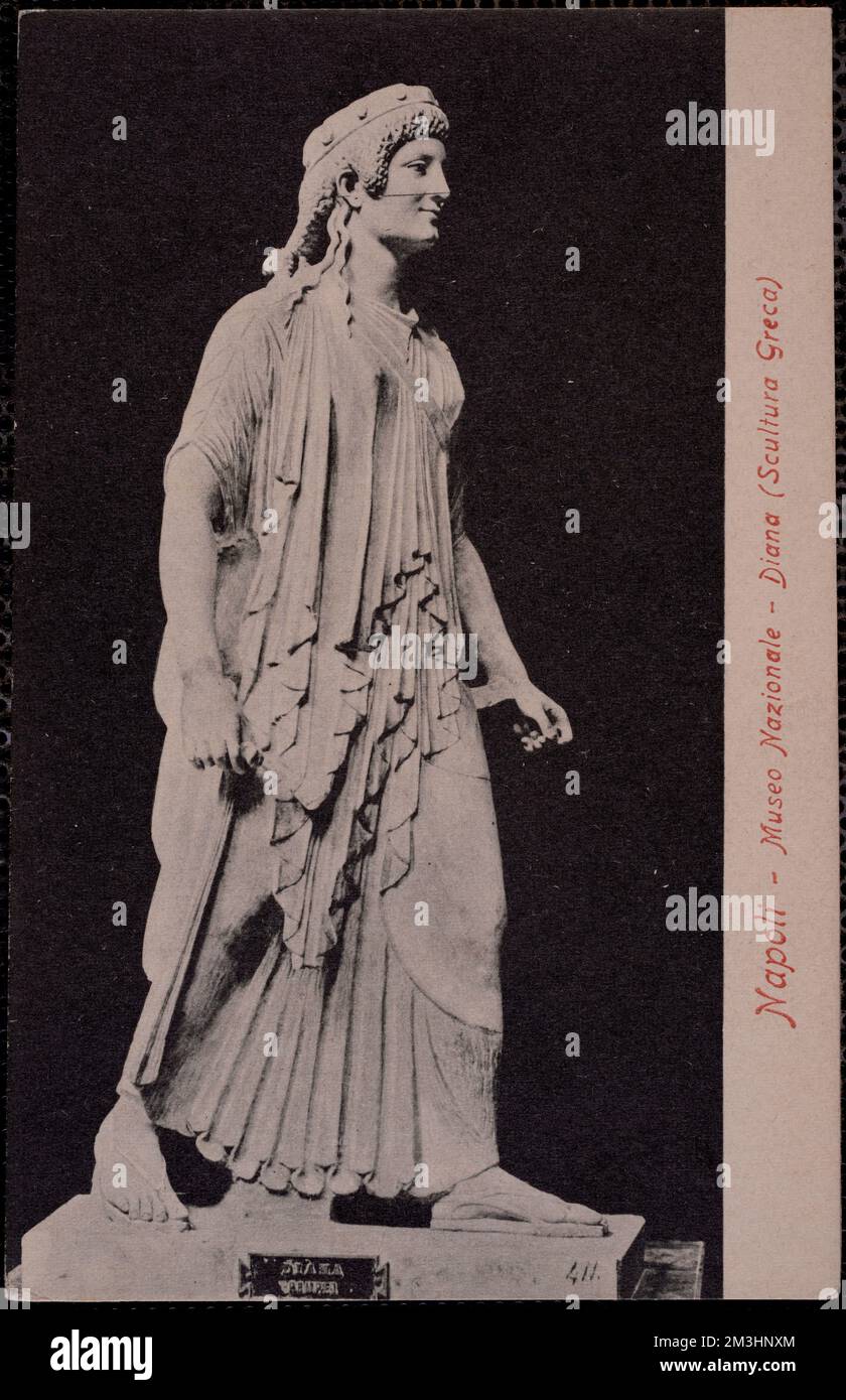 Napoli - Museo Nazionale - Diana (scultura Greca) , Sculpture ...