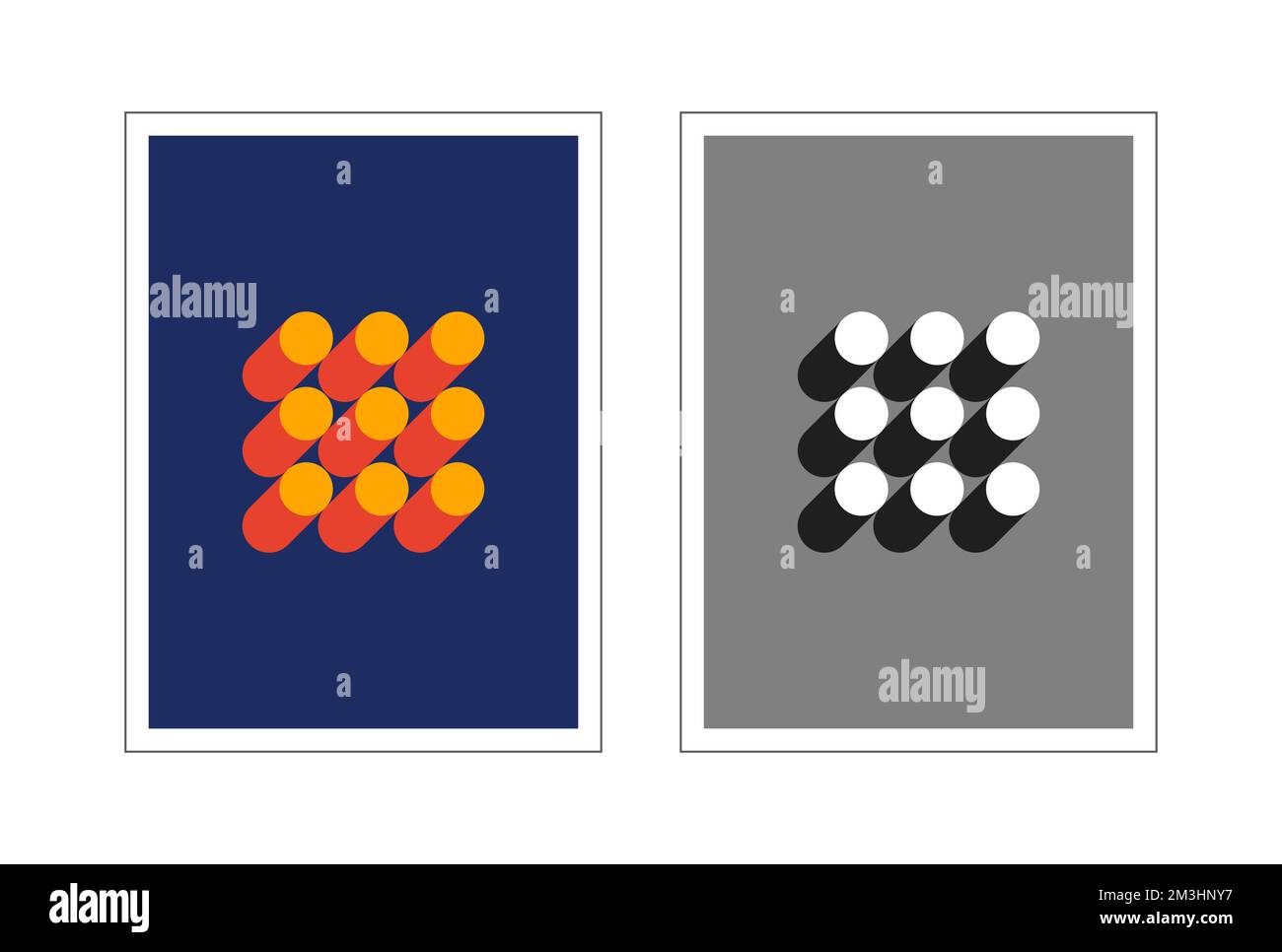 Abstract shape for posters Cut Out Stock Images & Pictures - Alamy