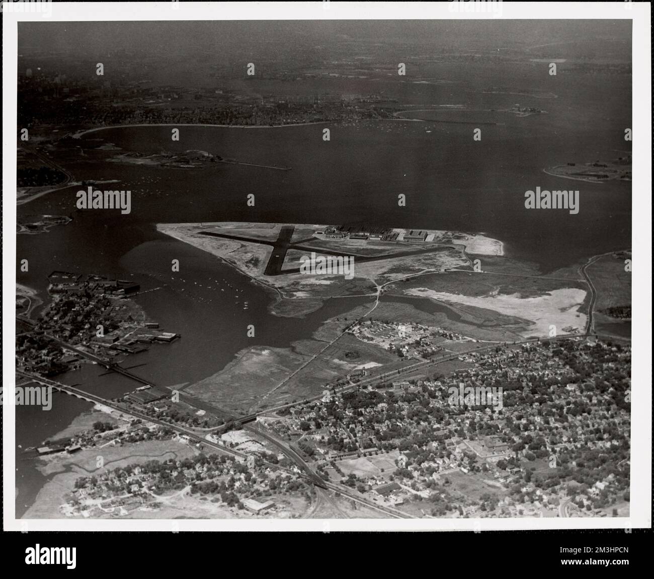 N.A.S. Squantum, MA from South 3000 ft. , Air bases. Photographs of the ...