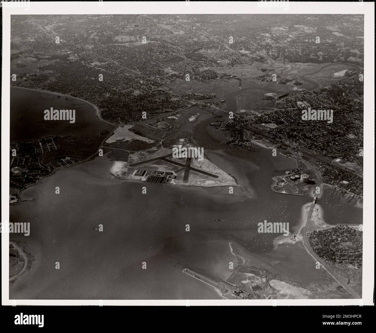 N.A.S. Squantum, MA from North 10000 ft. , Air bases. Photographs of ...