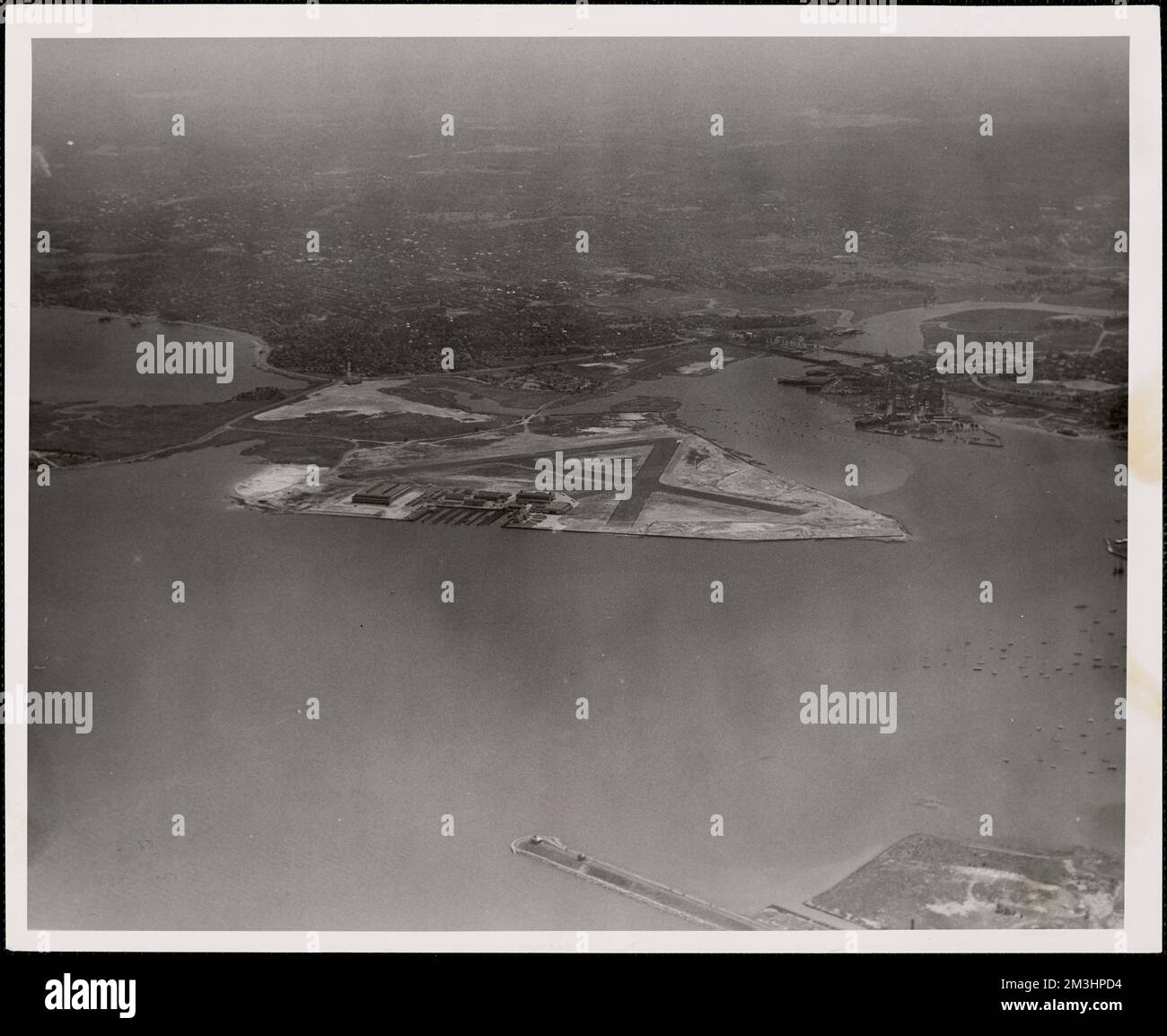 N.A.S. Squantum, MA from North 3000 ft. , Air bases. Photographs of the ...