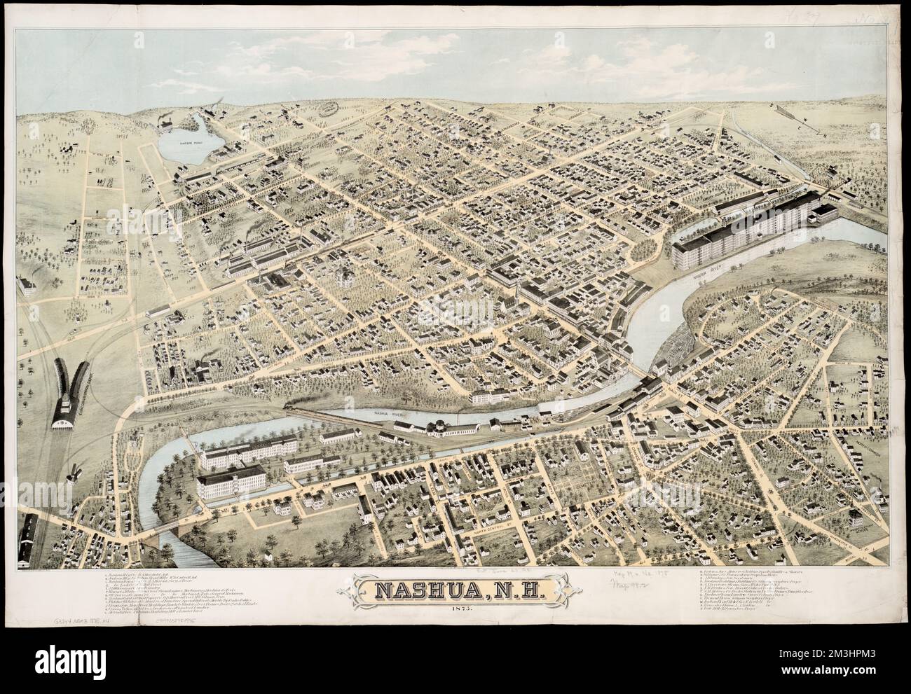 Map of nashua hi-res stock photography and images - Alamy