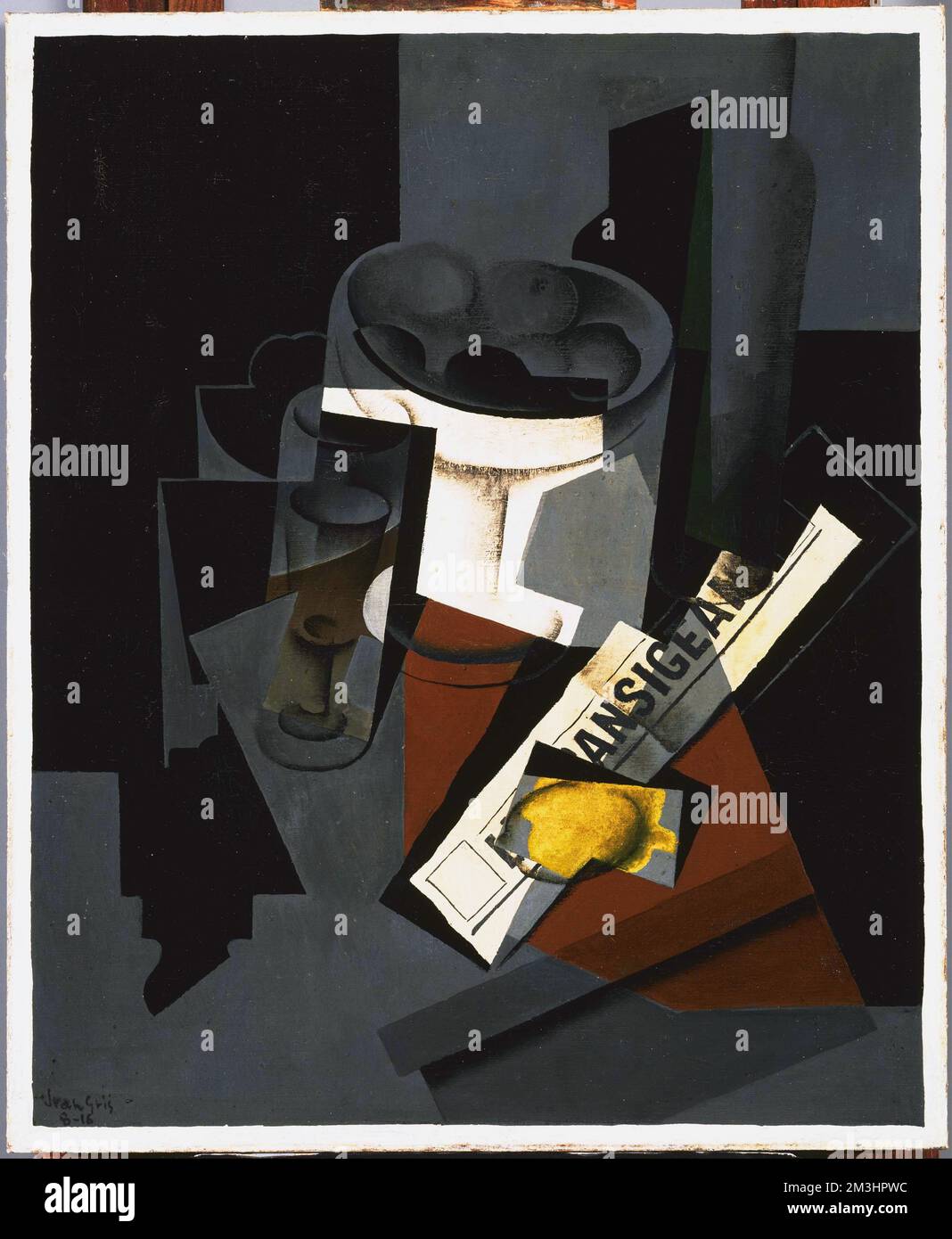 Juan gris still life with newspaper hi-res stock photography and images ...