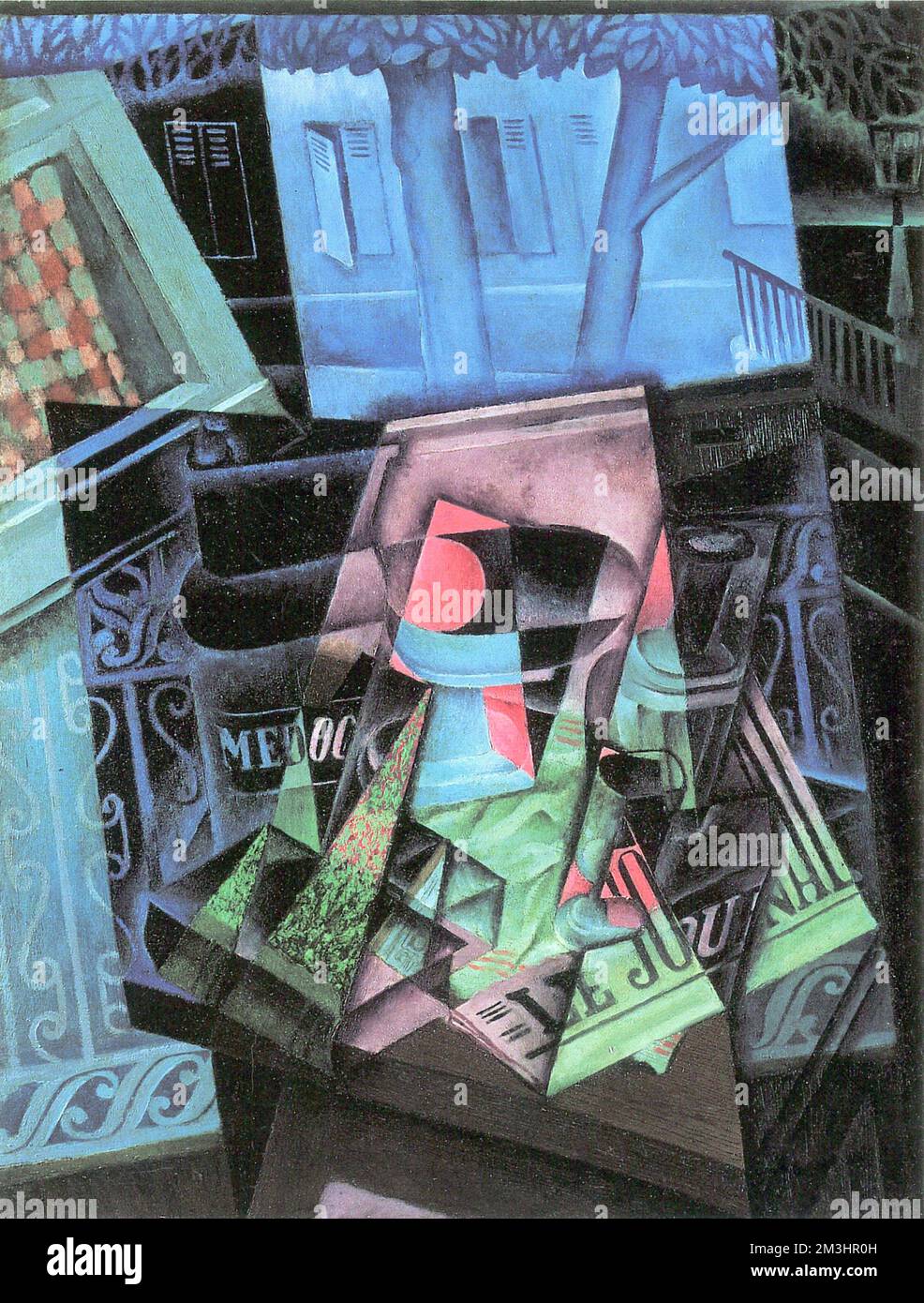 Juan Gris (1887-1927) Still Life before an Open Window aka Place ...