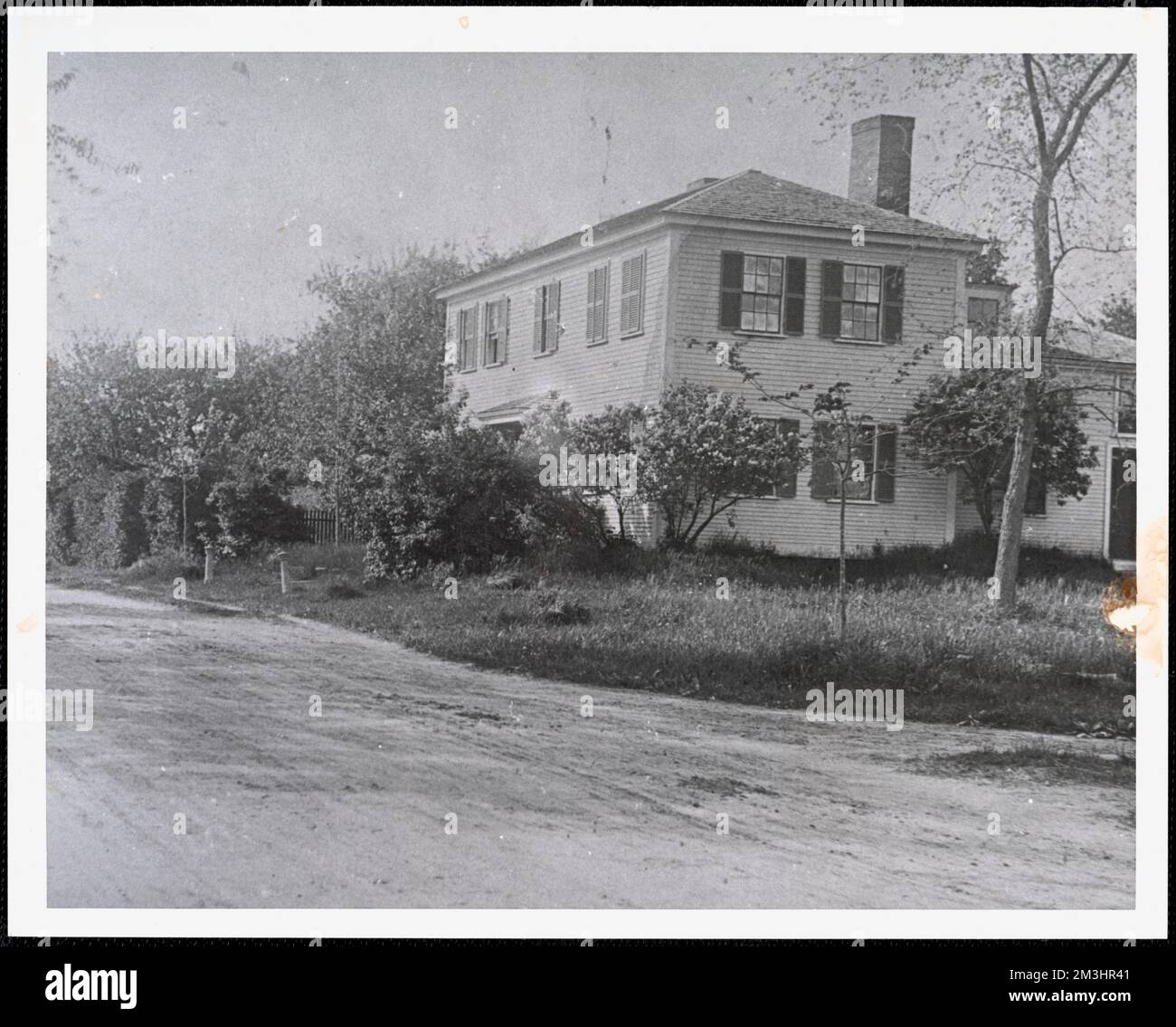 Nathaniel Reeves Jr. house , Houses, Trees, Roads. Wayland Free Public ...