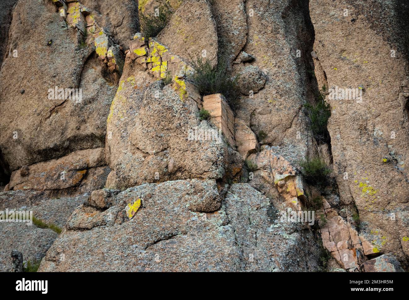 Rocky wall closeup. Big rock boulders Texture of the mountain cliff ...