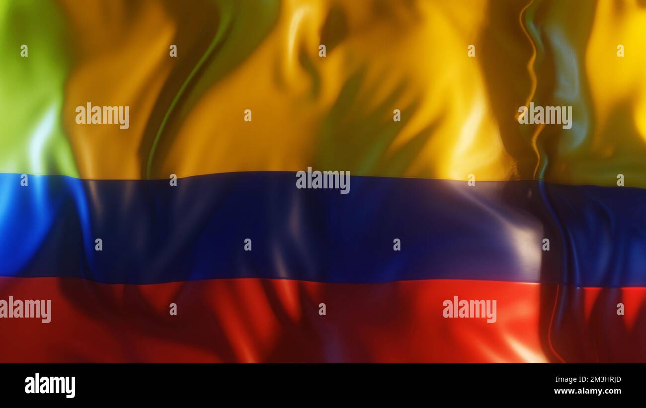 Colombia flag hi-res stock photography and images - Alamy