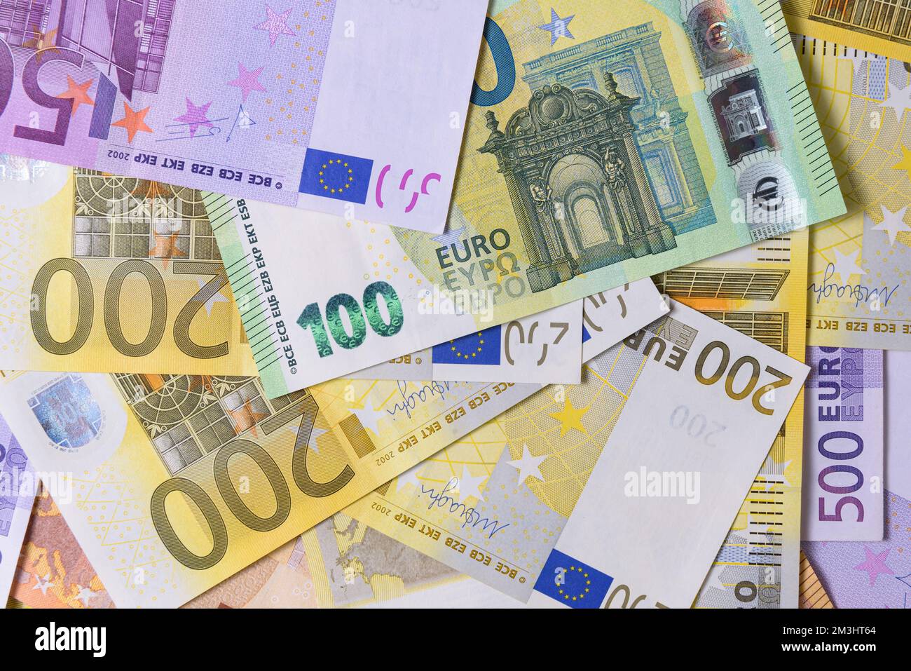 Flat lay euro hi-res stock photography and images - Alamy