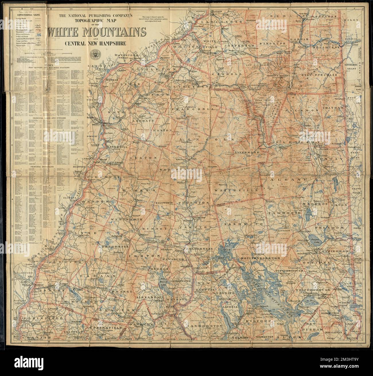 The National Publishing Company's topographic map of the White ...