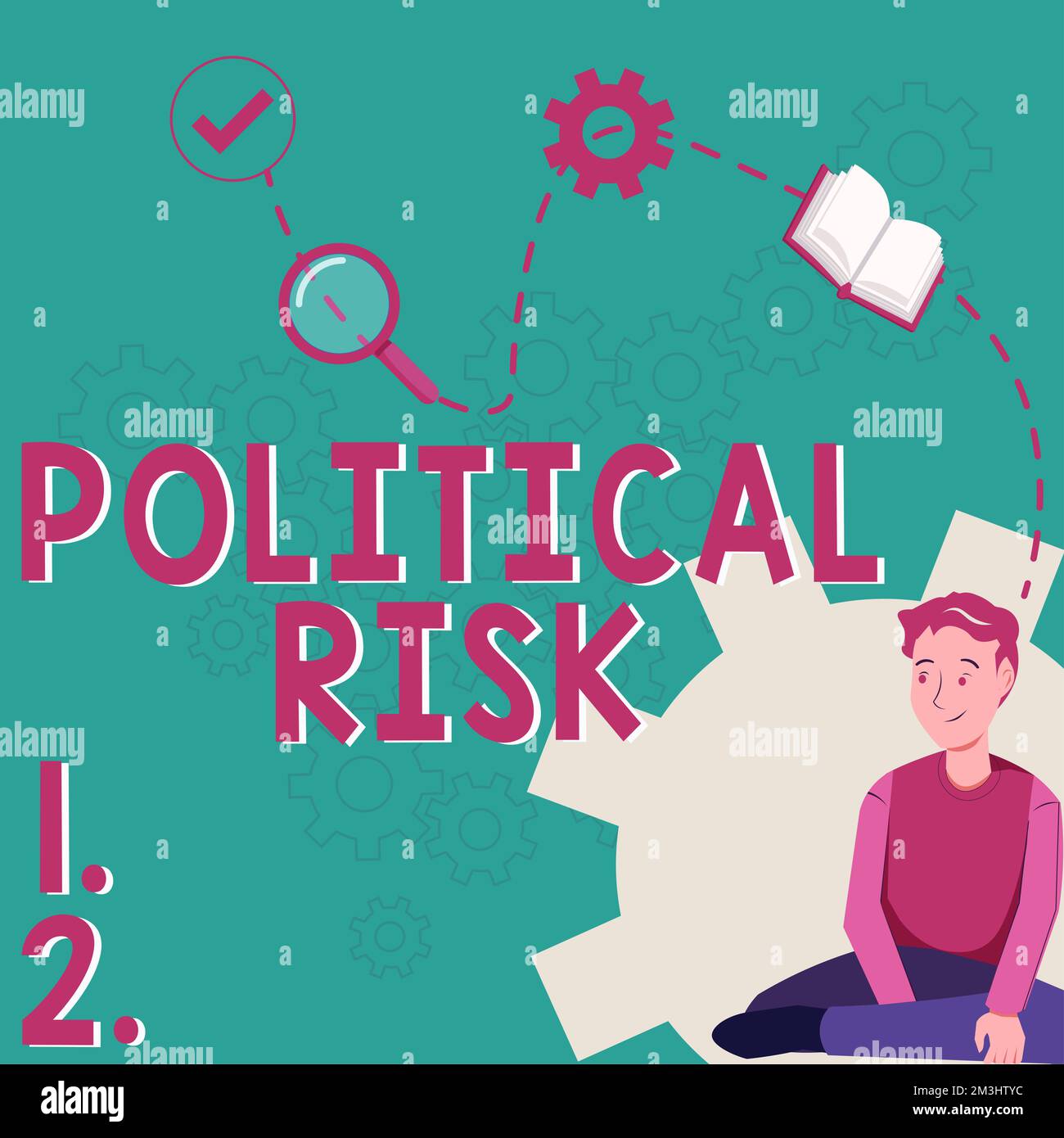 Text sign showing Political Risk. Business showcase communications ...