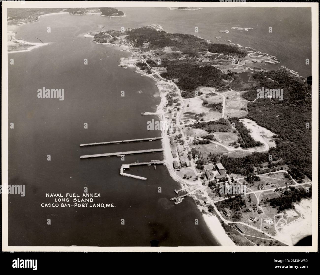 Naval Fuel Annex, Long Island, Casco Bay, Portland, ME , Naval yards ...