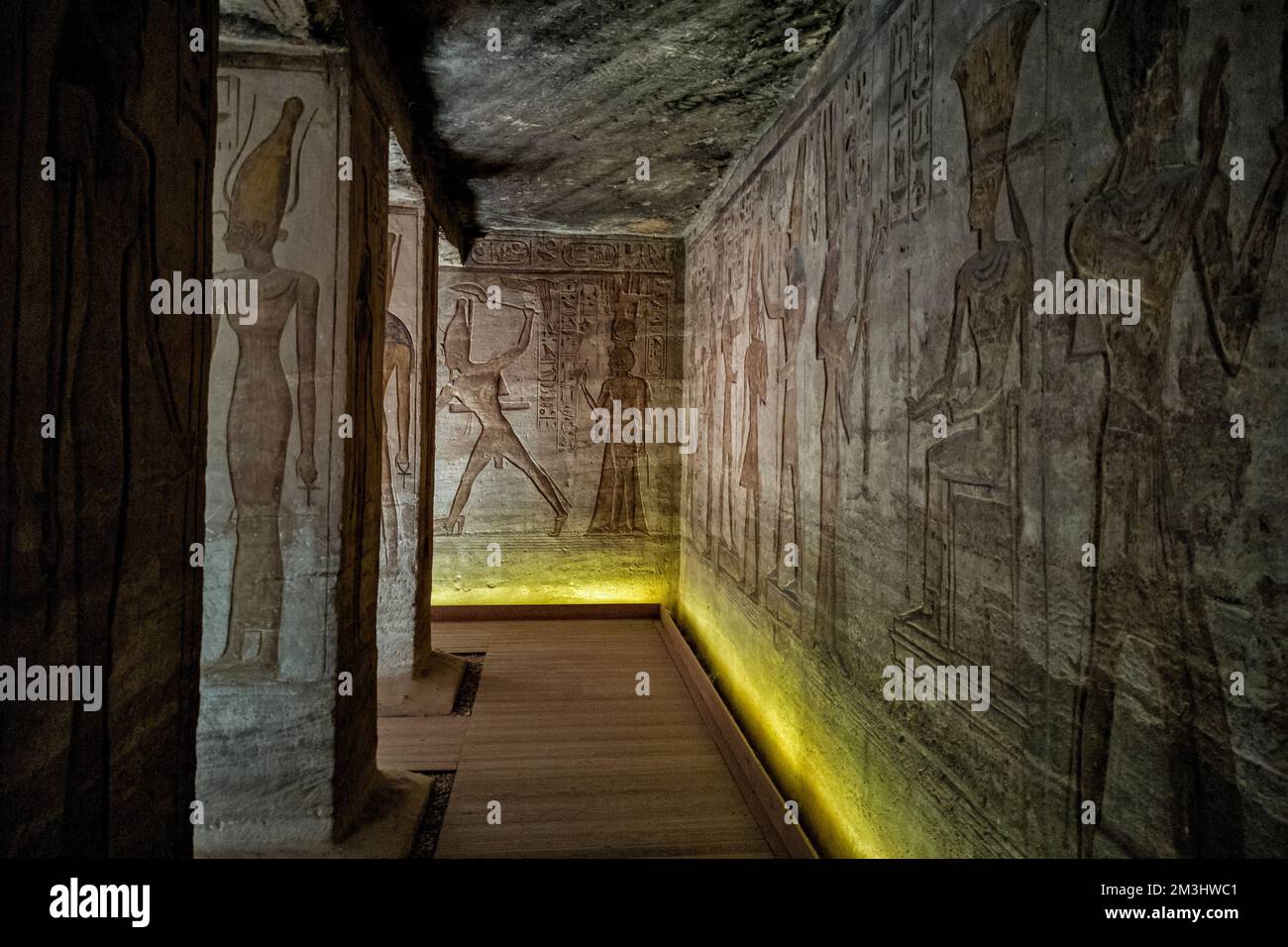 An inside of the Pyramids and Temples around Cairo and Luxor in Egypt ...