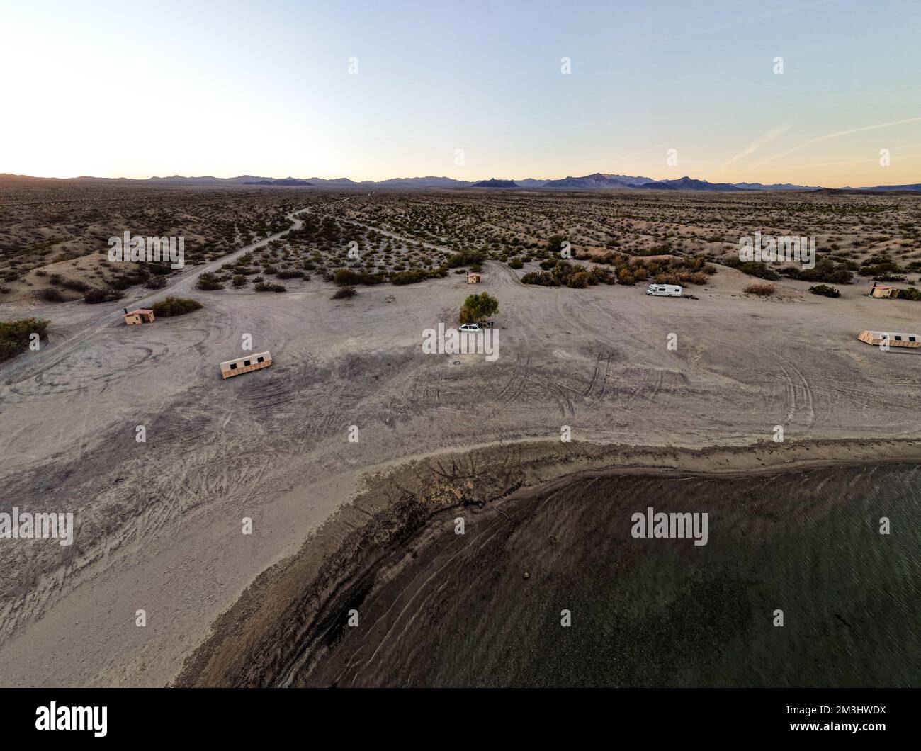 view of lake mohave in the lake mead national recreational area in ...