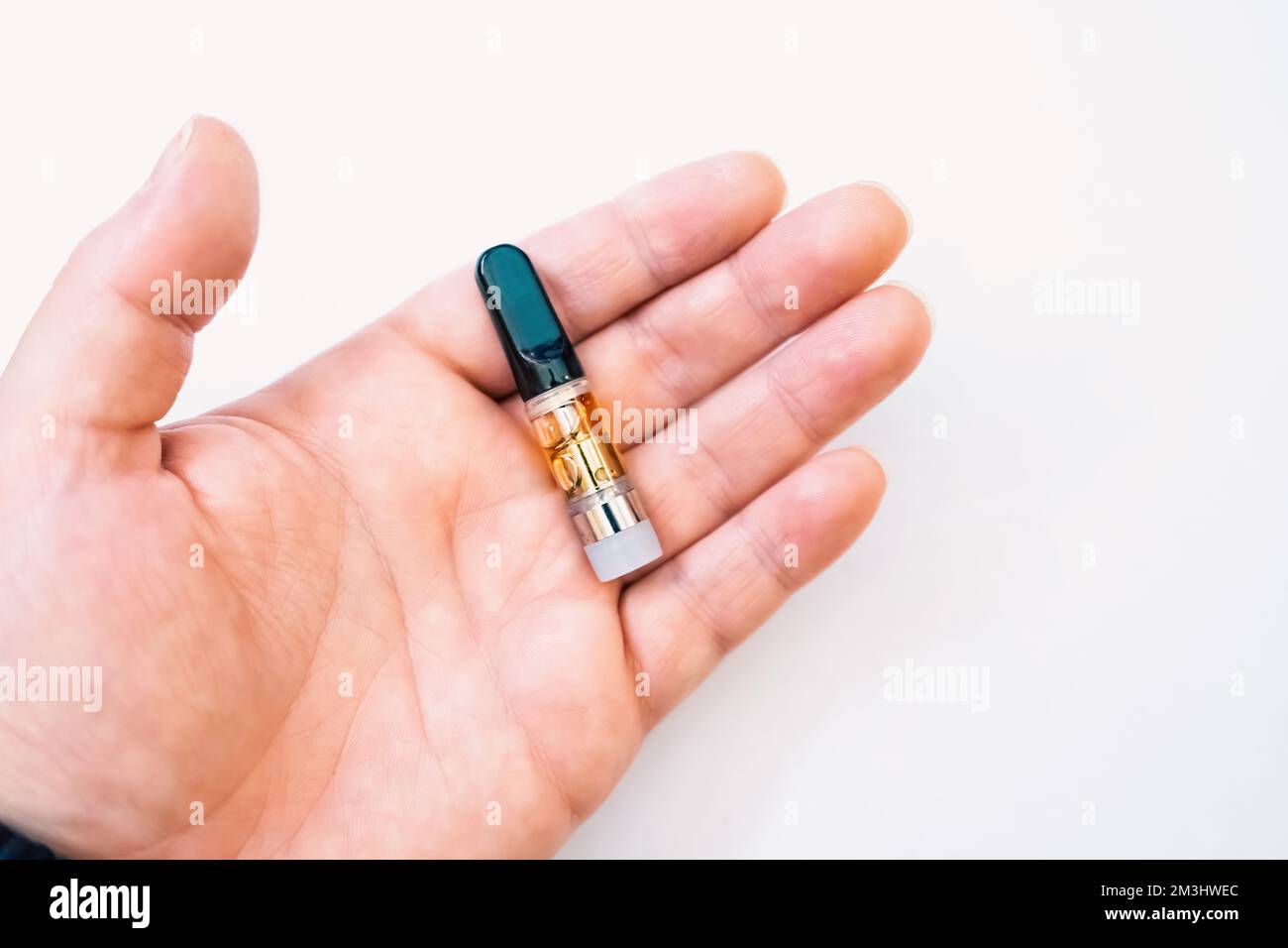 HHC distillate cartridge in Hand Vape Hexahydrocannabinol is a ...