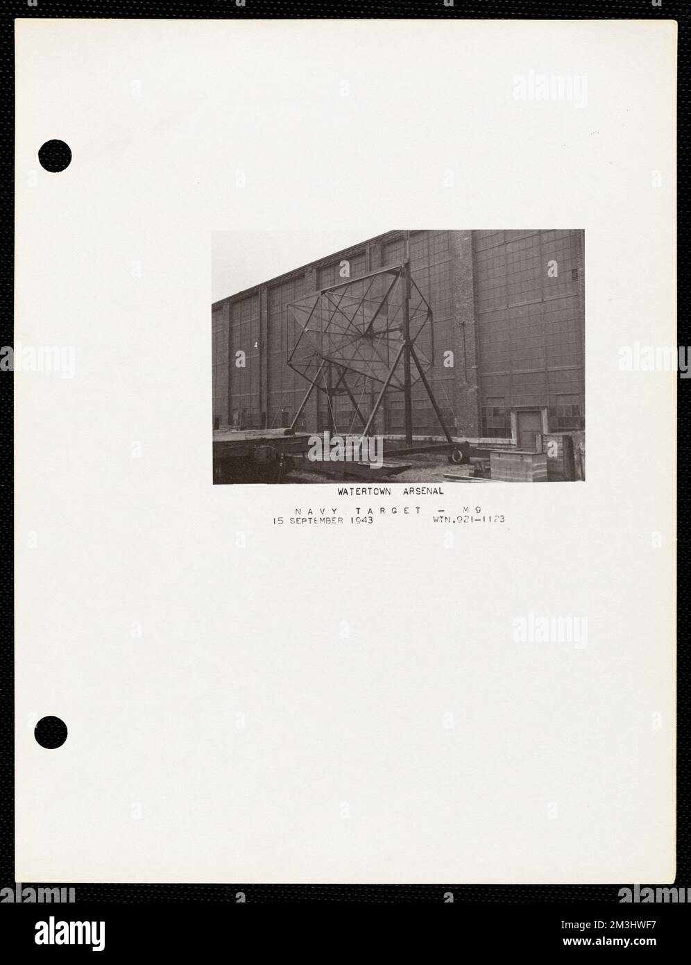 Navy target, M9 , Armories, Ordnance industry, Watertown Arsenal Mass ...
