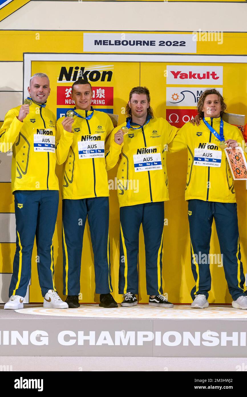 4x50m men freestyle relay final hi-res stock photography and images - Alamy