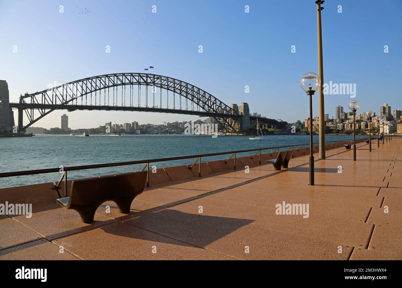 Harbour bridge from the promenade - Sydney, Australia Stock Photo - Alamy