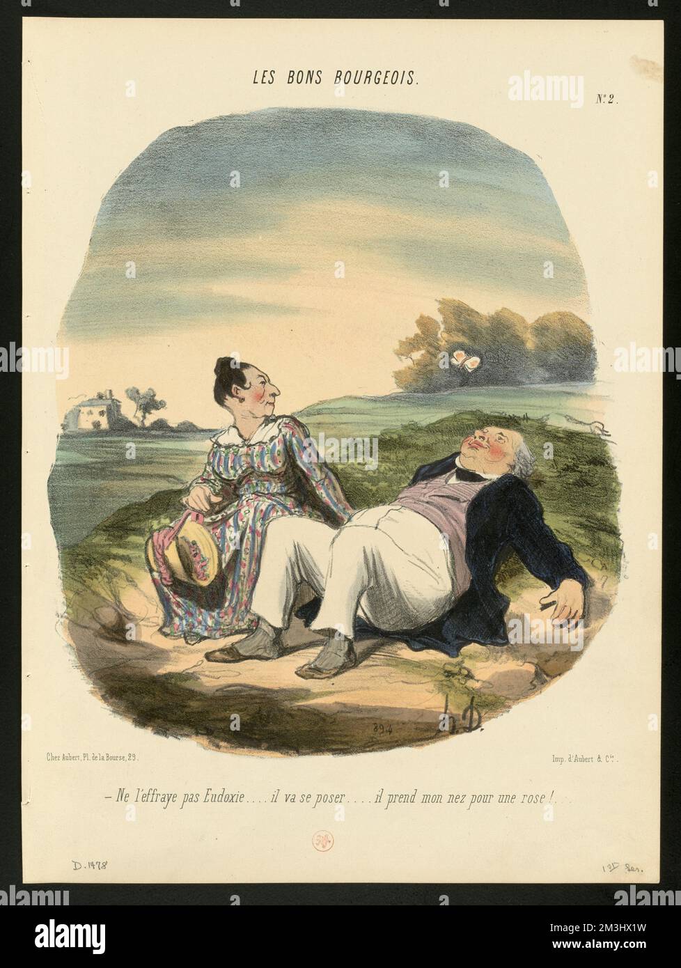 Ne l'effraye pas Eudoxie.... Honoré Daumier (1808-1879). Lithographs ...