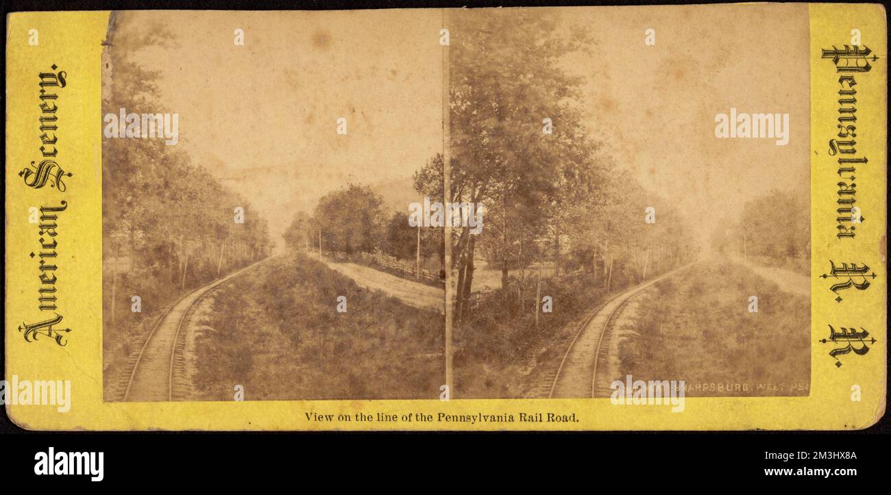 Near Sharpsburg, west Pen. , Railroad tracks, Railroads, Pennsylvania ...
