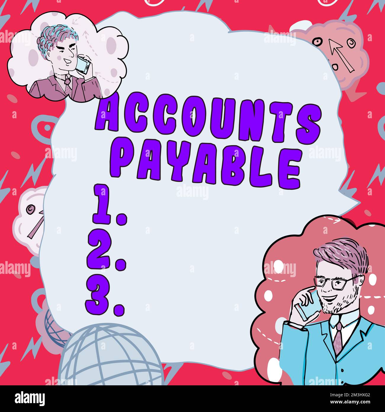 Inspiration showing sign Accounts Payable. Internet Concept money owed ...