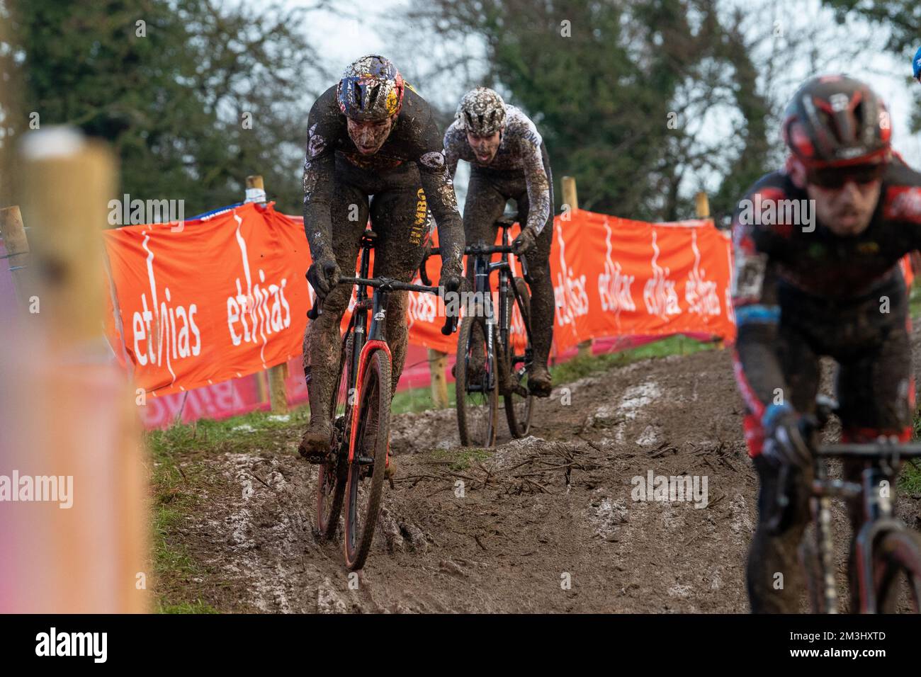 Wout van Aert in the UCI Cyclocross World Cup Dublin Stock Photo - Alamy