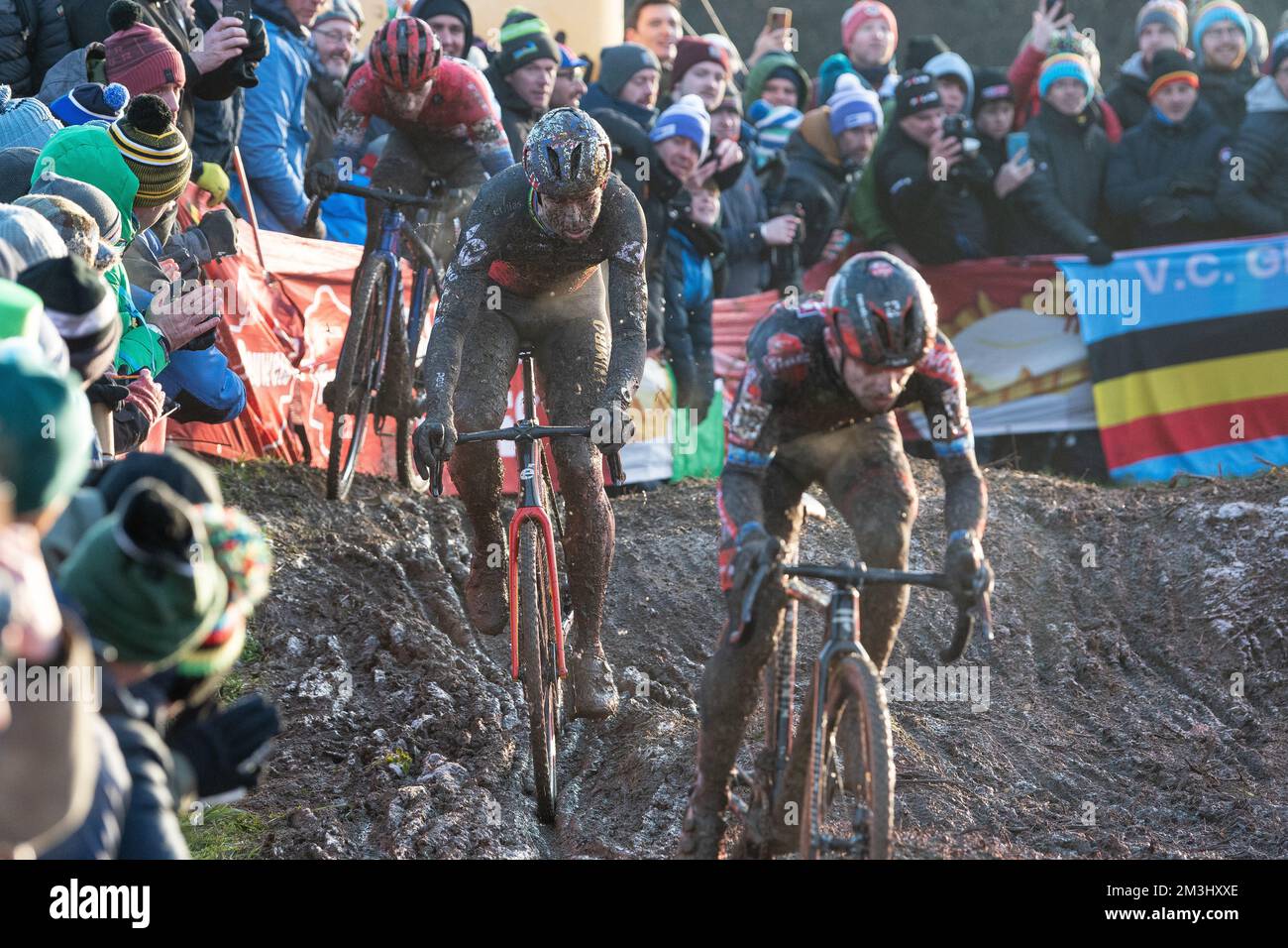 Wout van Aert in the UCI Cyclocross World Cup Dublin Stock Photo - Alamy