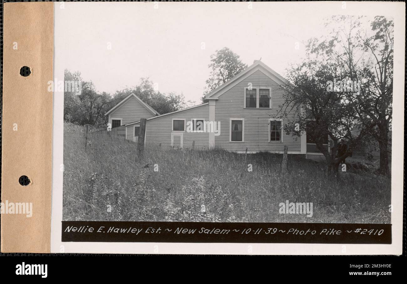 Nellie E. Hawley estate, house, New Salem, Mass., Oct. 11, 1939 ...