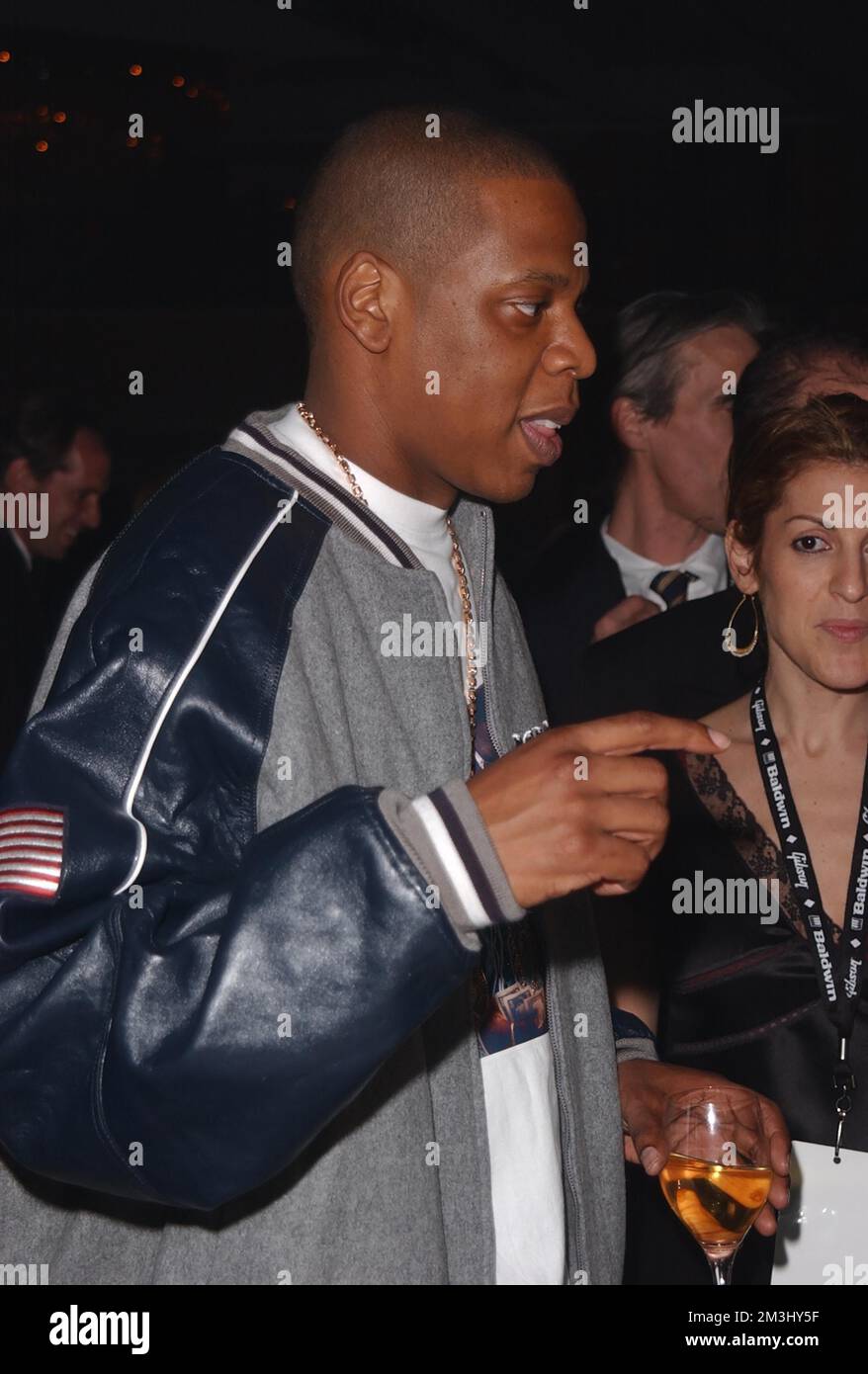 NEW YORK, NY- Feb 2003 : Jay-Z attends the MusicCares Pre-Dinner on ...