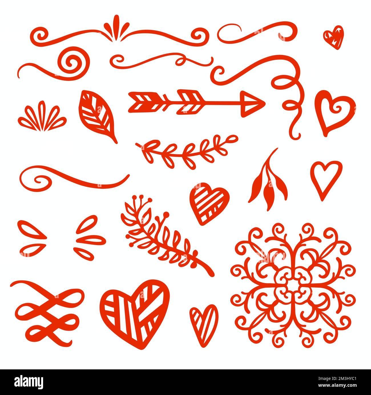 Red Swirls Swash Logo Ornament Design Stock Vector Image & Art - Alamy