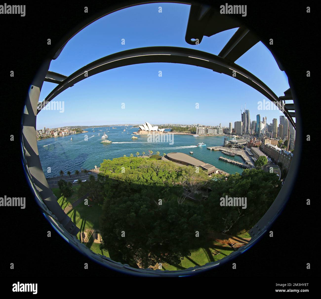 Fisheye view at Opera House - Sydney, Australia Stock Photo - Alamy