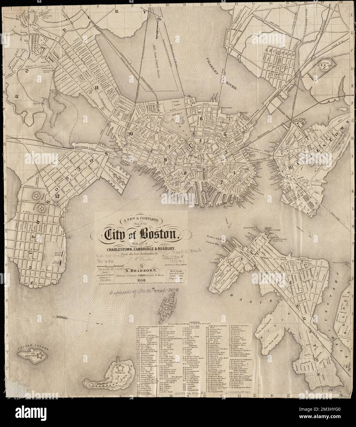 A new & complete map of the city of Boston, with part of Charlestown ...