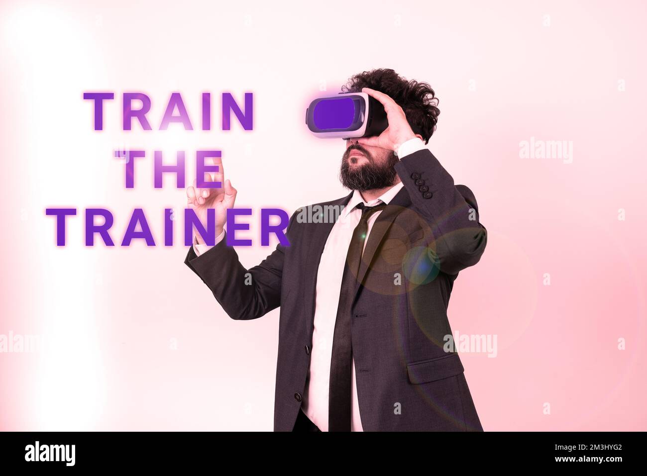 Conceptual caption Train The Trainer. Word Written on identified to ...