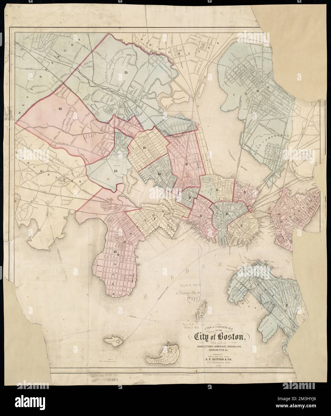 A new & complete map of the city of Boston, with part of Charlestown ...