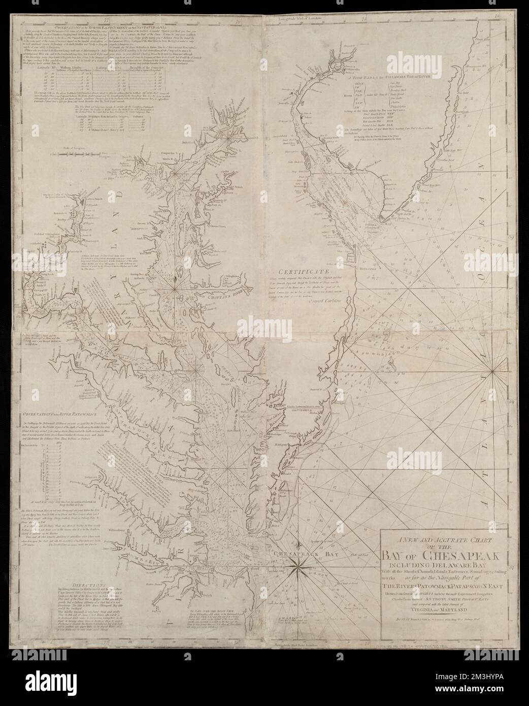 Map of virginia rivers hi-res stock photography and images - Alamy