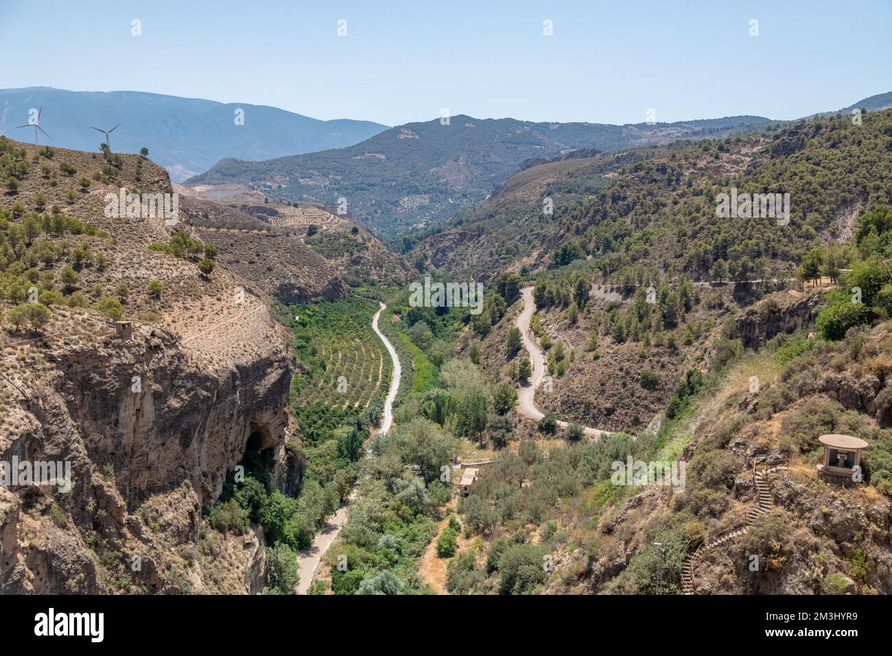 The Beznar dam in the Lecrin Valley in Andalusia, Spain Stock Photo - Alamy