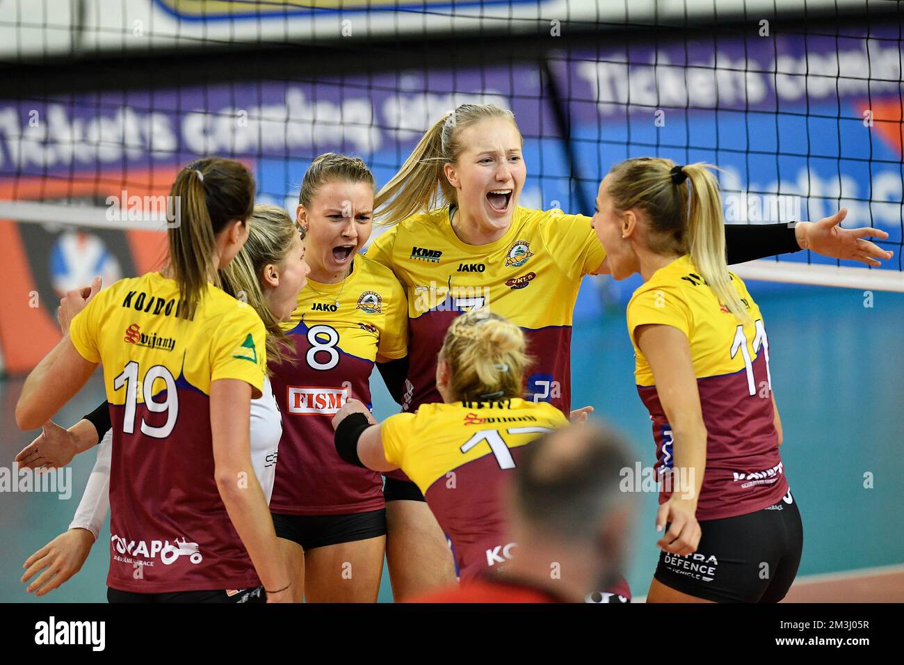 Liberec, Czech Republic. 15th Dec, 2022. L-R Petra Kojdova (19), Lucie ...