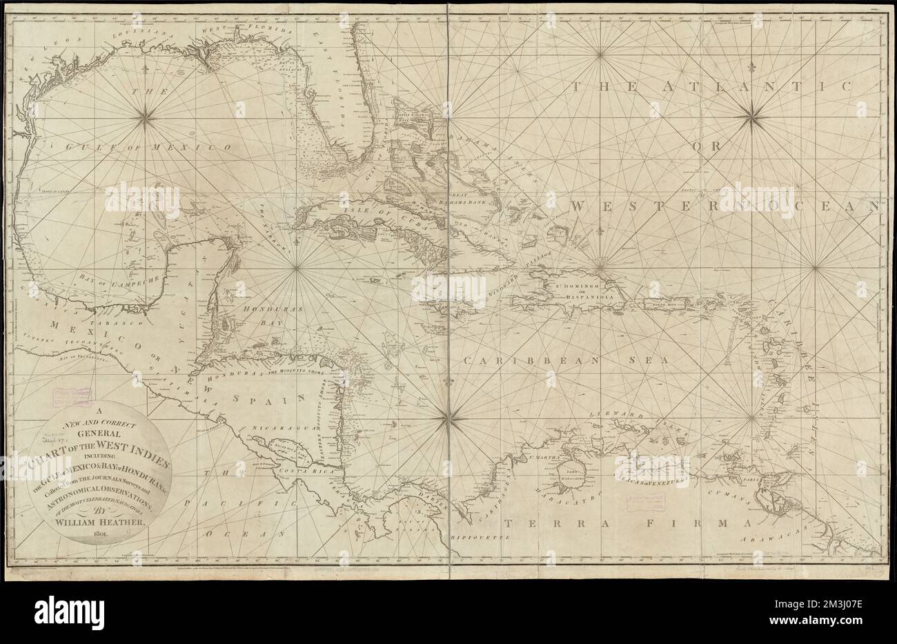 A new and correct general chart of the West Indies including the Gulf ...
