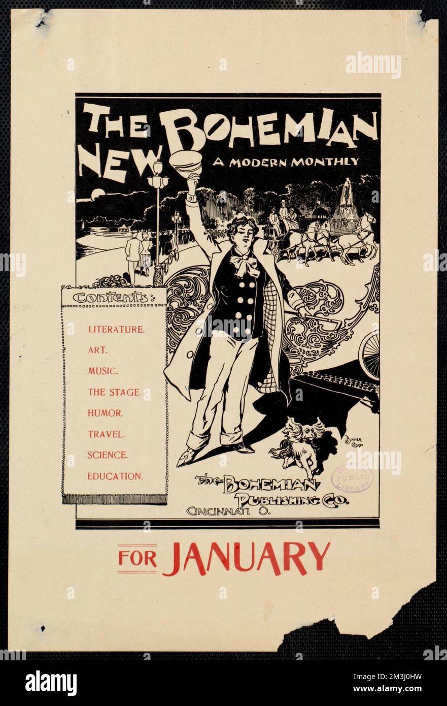 The new bohemian, a modern monthly, for January , Periodicals Stock ...