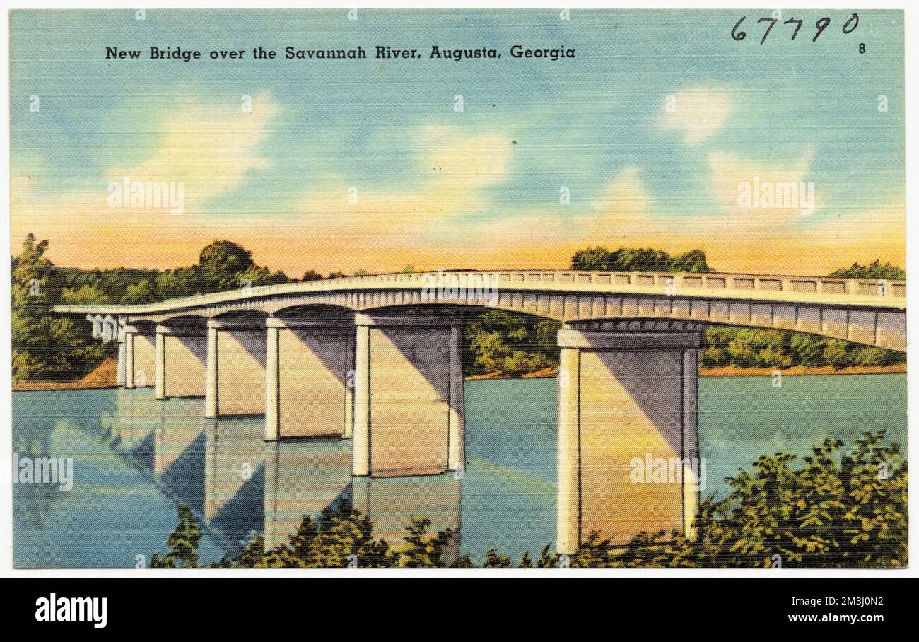 Savannah river bridge georgia Cut Out Stock Images & Pictures - Alamy