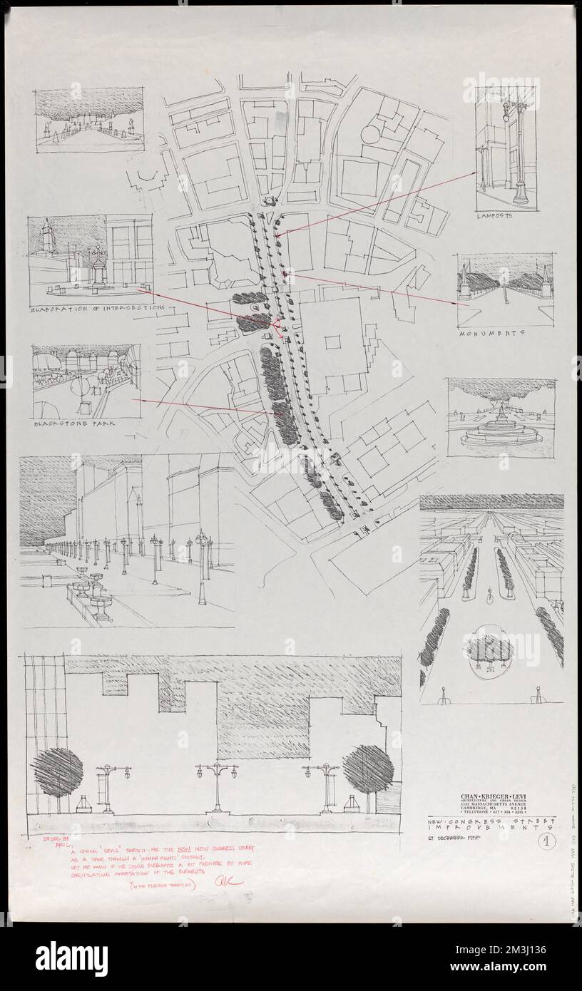 New Congress Street improvements , City planning, Massachusetts, Boston ...