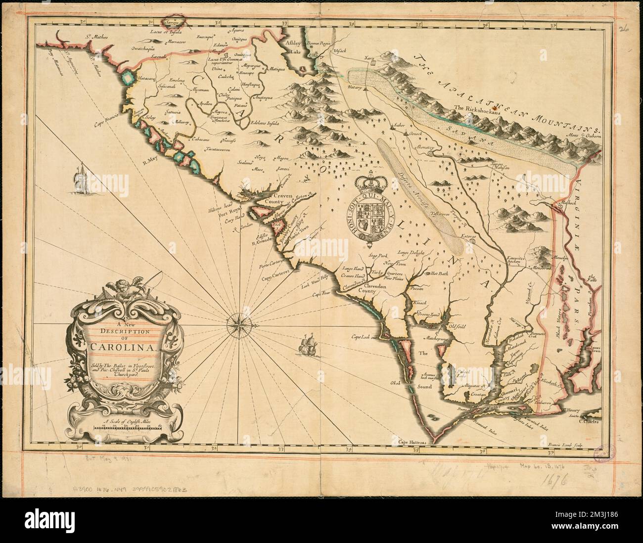 A New description of Carolina , North Carolina, Maps, Early works to ...