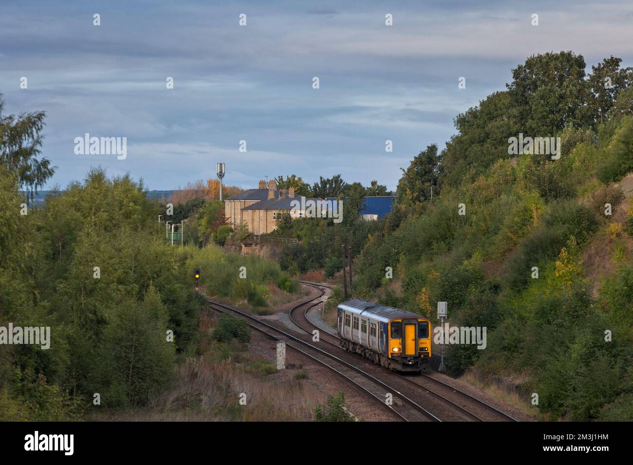Northern Rail British Rail built class 150 diesel sprinter train ...