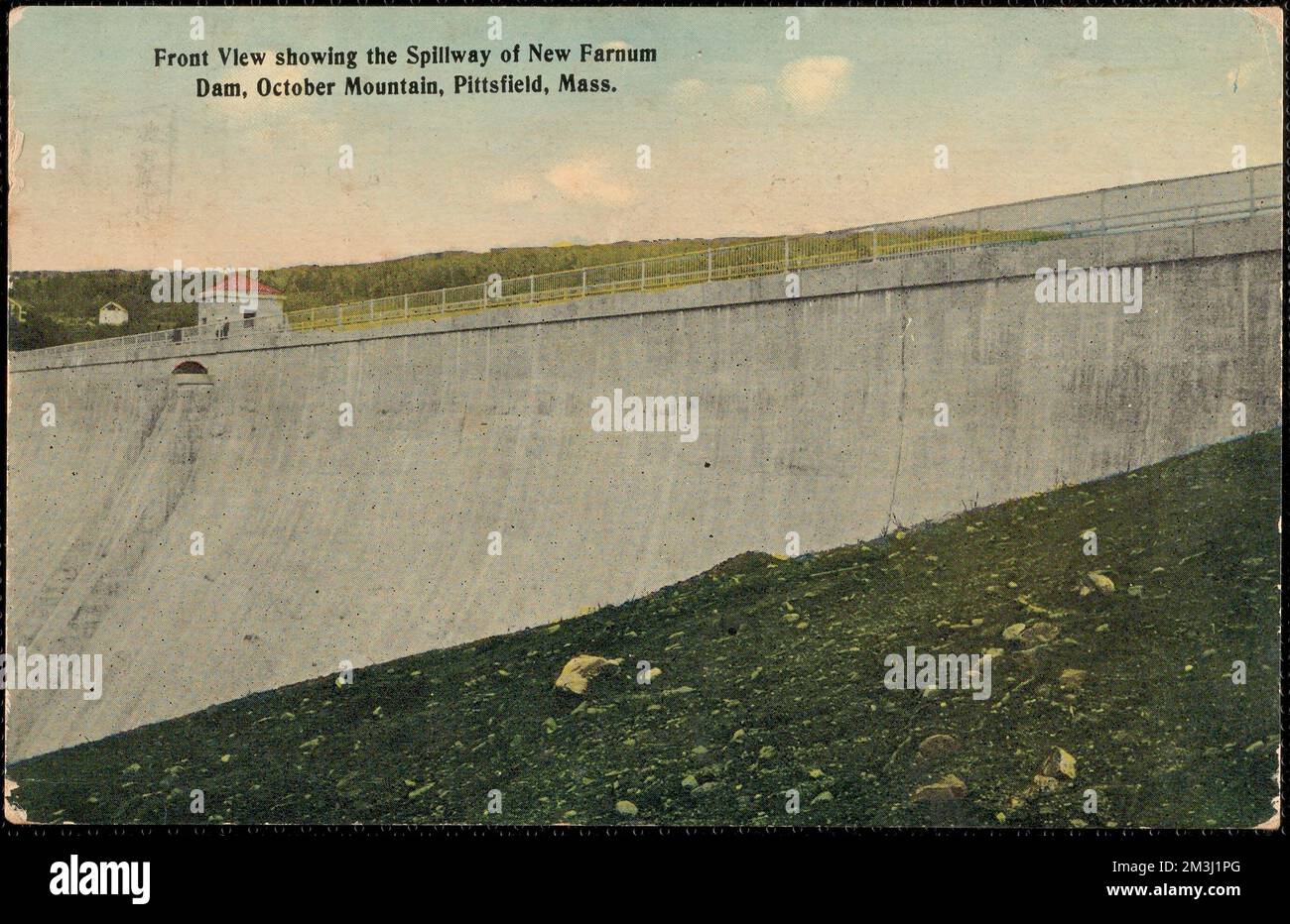 New Farnum Dam Spillway, October Mountain , Dams, Reservoirs. Messenger ...