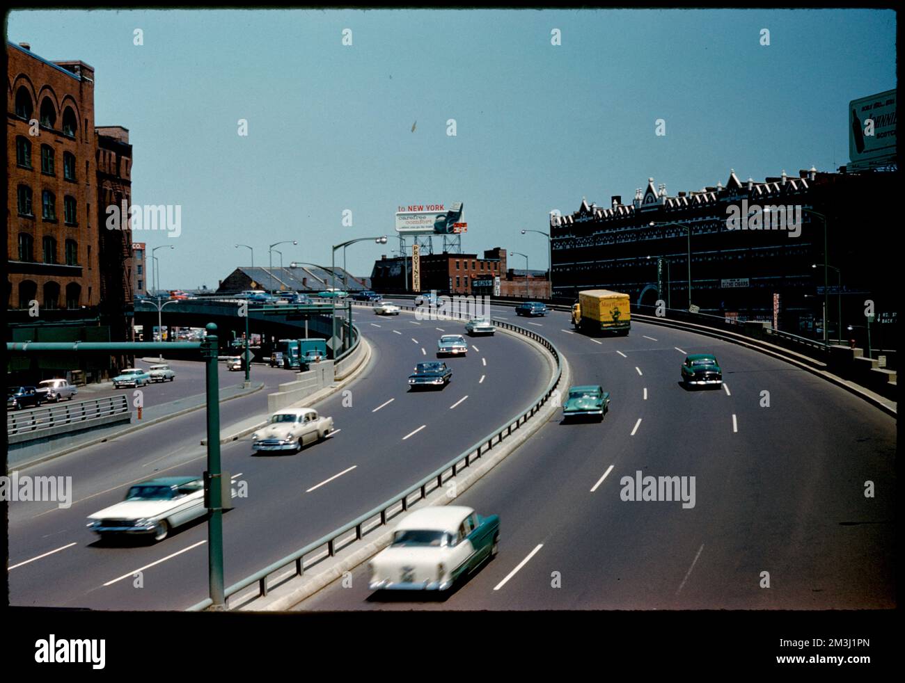 New expressway , Express highways. Edmund L. Mitchell Collection Stock ...