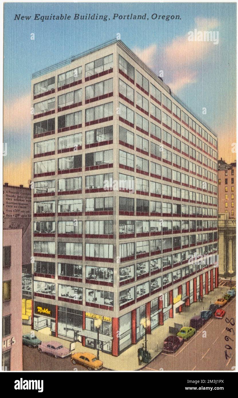 Equitable building postcard hi-res stock photography and images - Alamy