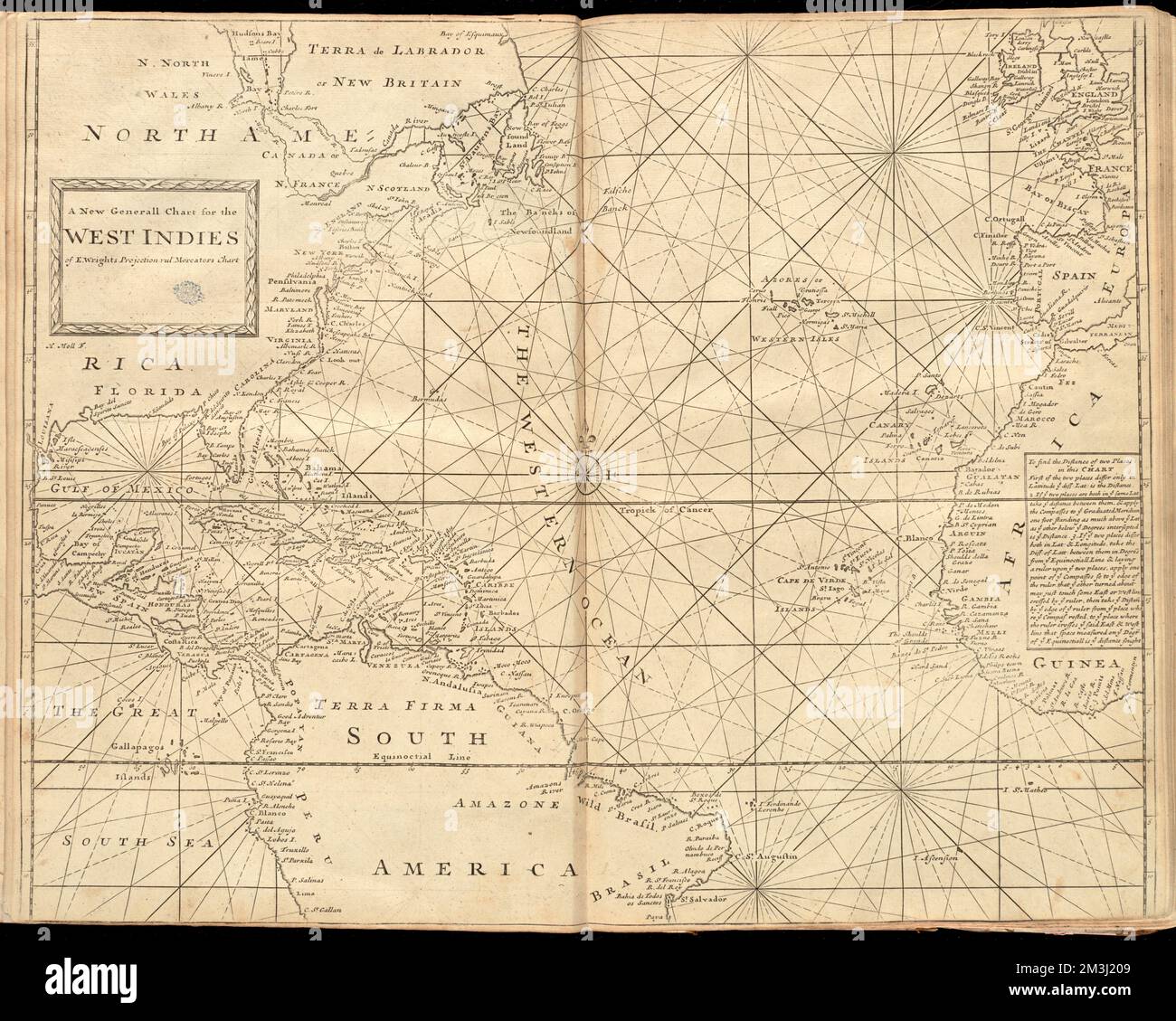 A new generall chart for the West Indies of E. Wrights projection vul ...