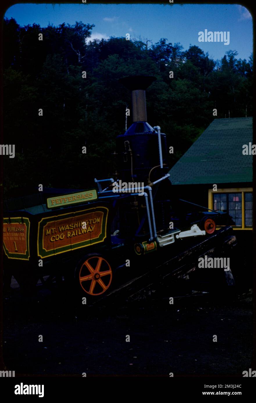 New Hampshire trip, first cog R.R. train, Mt. Washington , Railroad ...