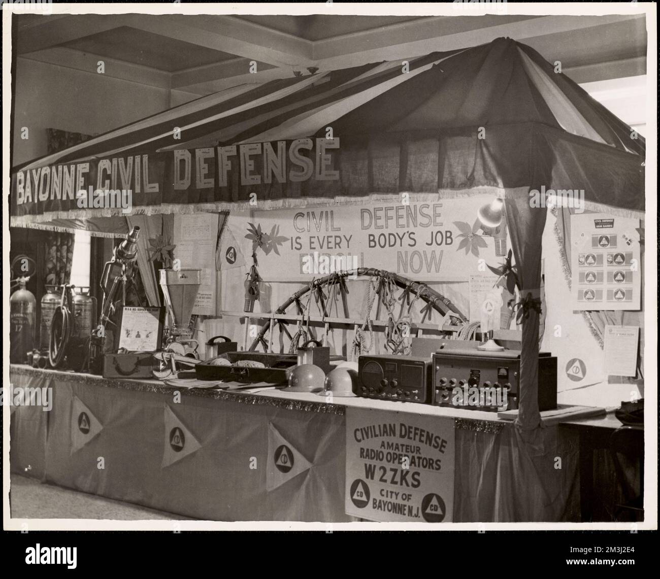 New Jersey [1962] , Civil defense, Exhibit booths. Records of the ...