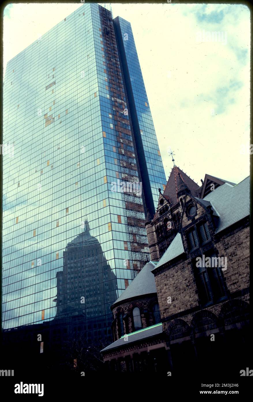 New John Hancock with old John Hancock reflected , Office buildings ...