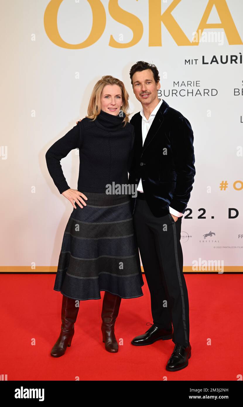 Munich, Germany. 15th Dec, 2022. Actress Maria Furtwängler and actor ...
